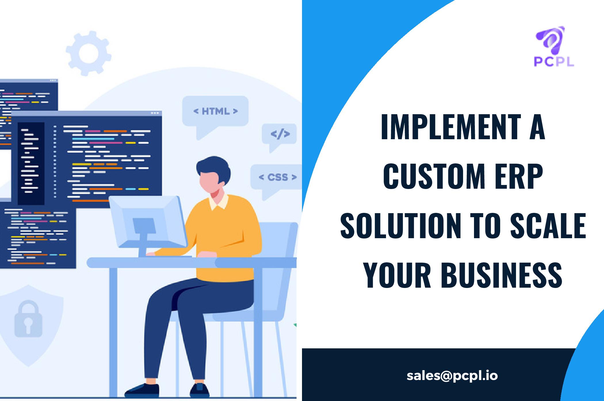 Scaling Your Business with Custom ERP Software - PCPL